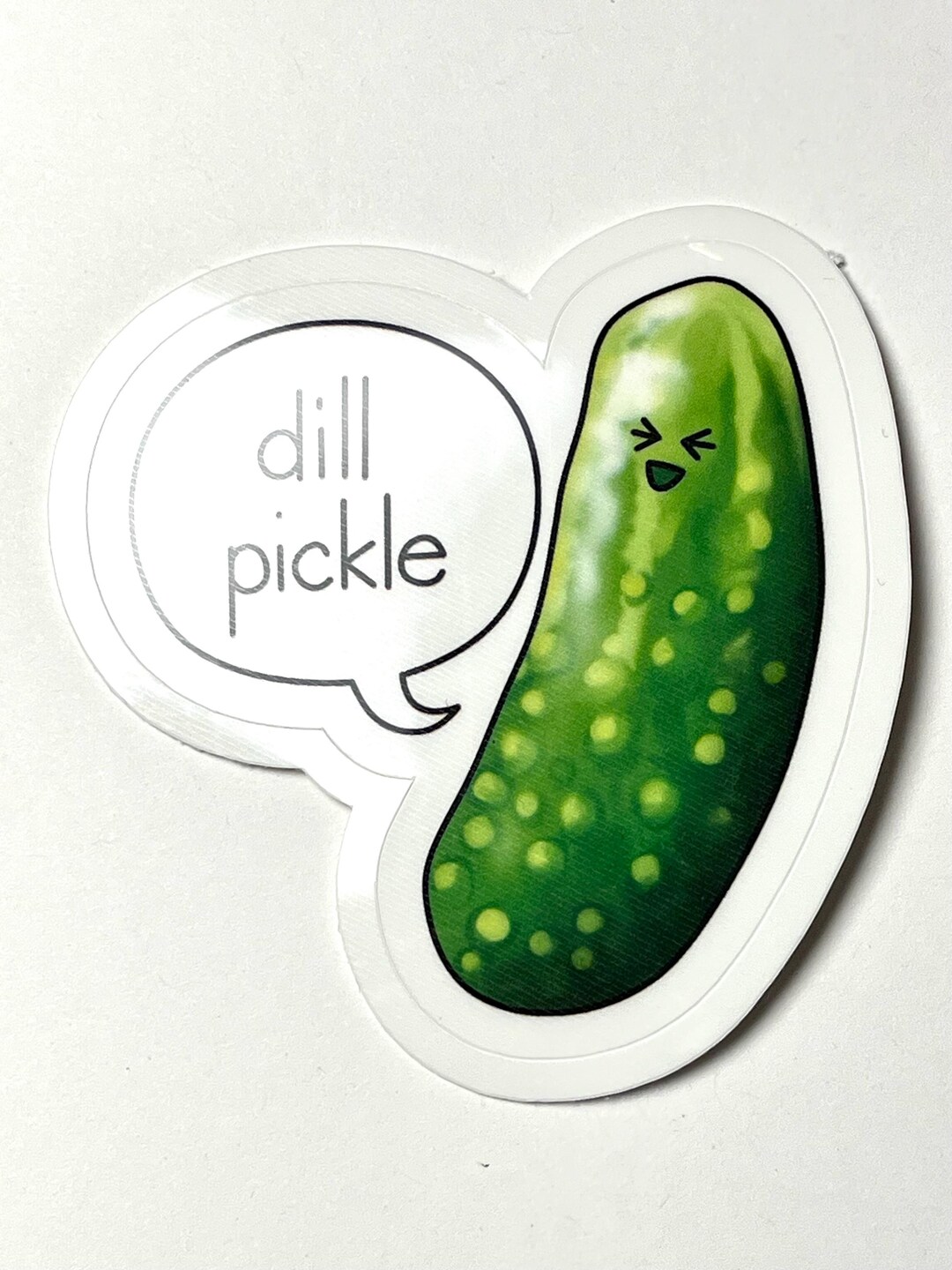 Cute Dill Pickle Vinyl Stickers - Etsy