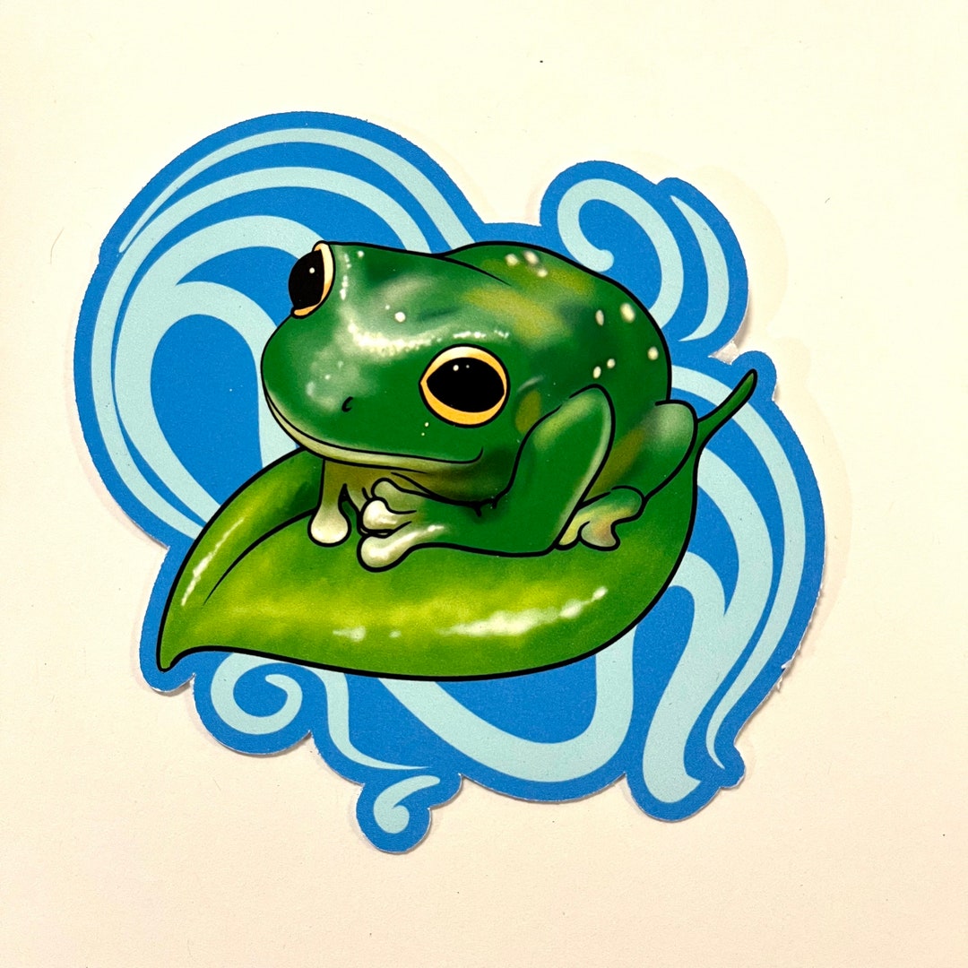 Patient Tree Frog Sticker - Etsy