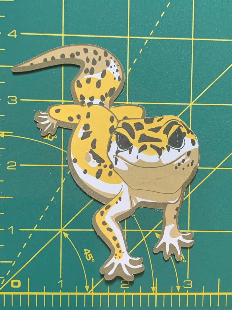 Leopard Gecko Sticker - Etsy
