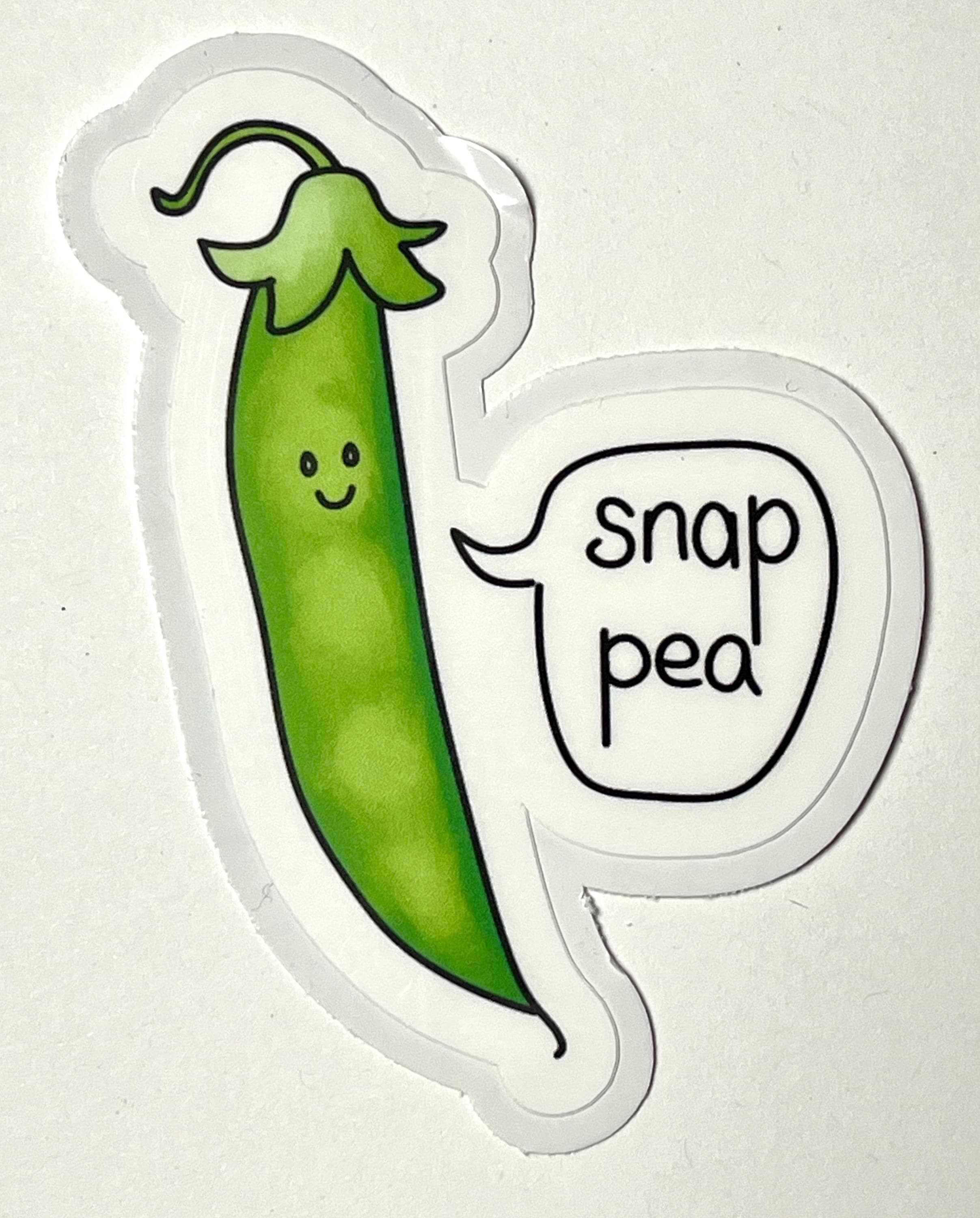 Cute Peas in a Pod Stickers - Etsy