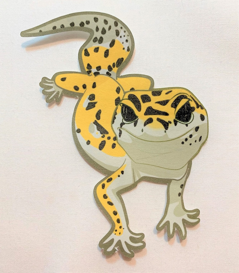 Leopard Gecko Sticker - Etsy