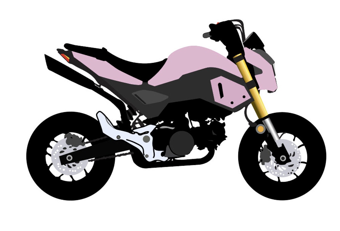 Honda Grom Motorcycle Stickers choose a Color - Etsy