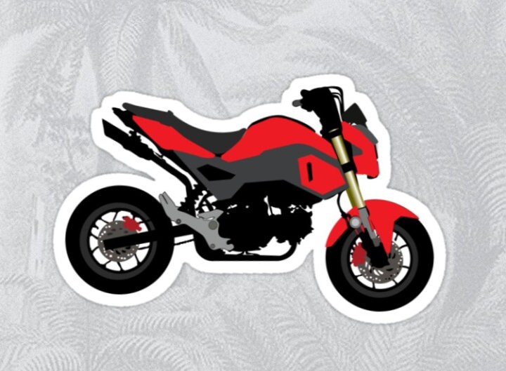 Honda Grom Motorcycle Stickers choose a Color - Etsy