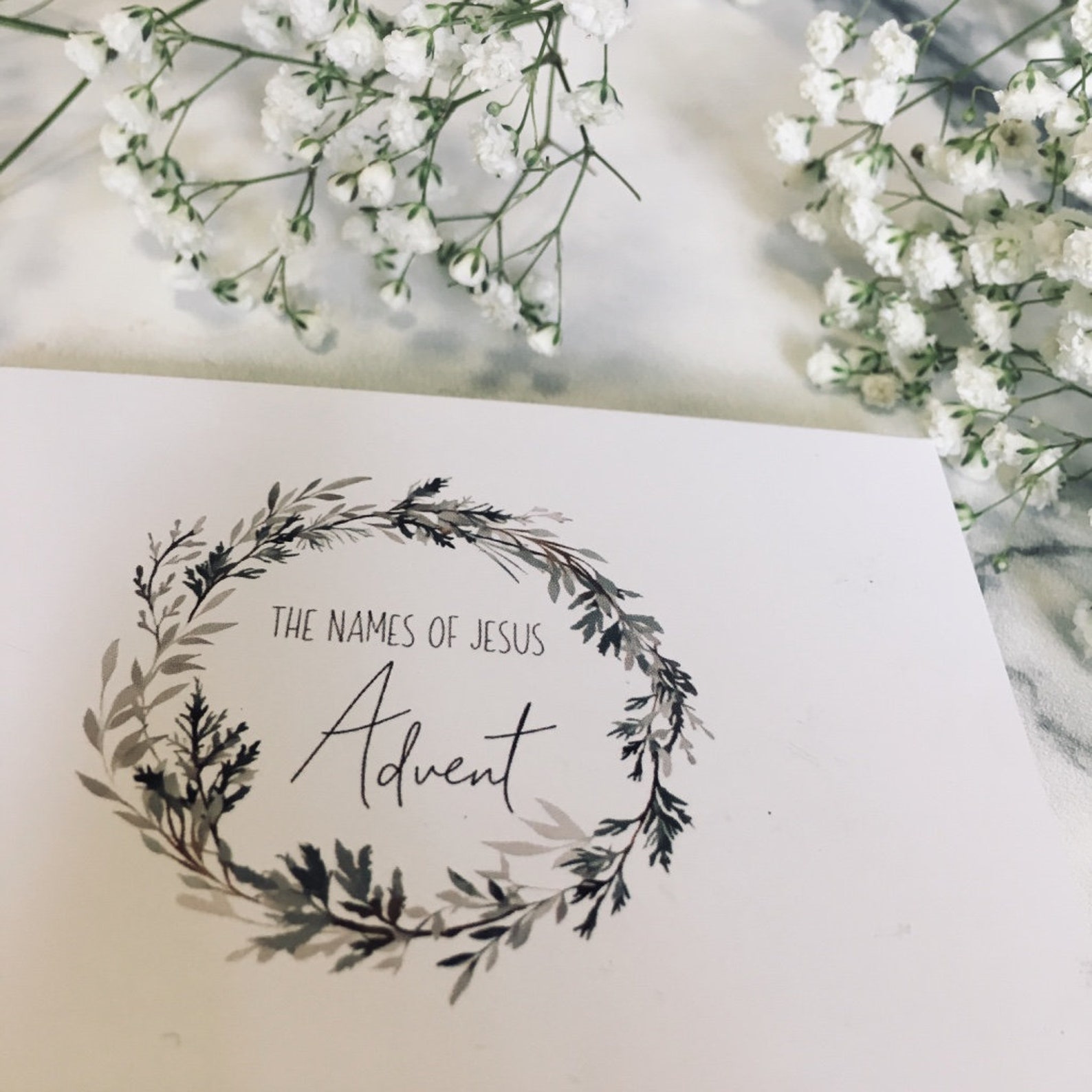 DIGITAL DOWNLOAD PRINTABLE Names of Jesus Advent | Etsy