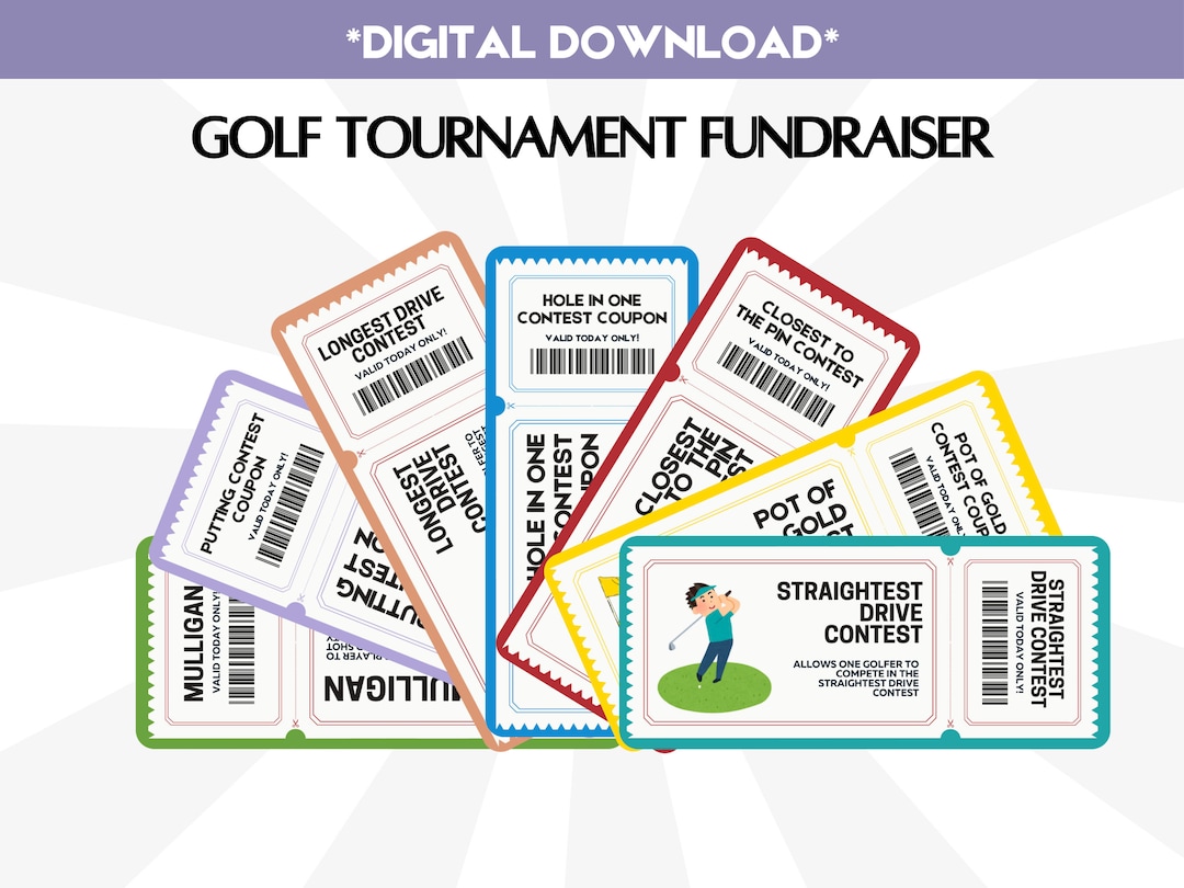 Golf Outing Coupon Package, Fundraiser Ticket Package, Mulligan Contest ...