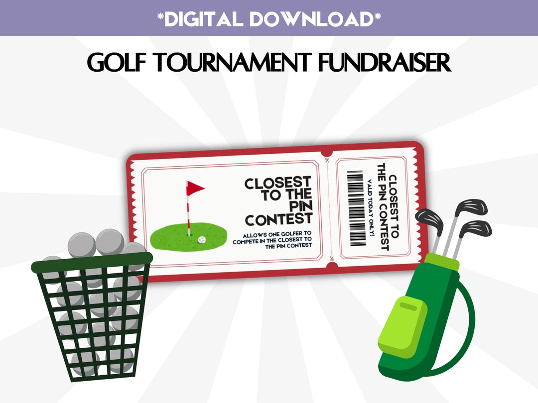 Closest to the Pin Contest Non Profit Golf Tournament Fundraiser Coupon ...