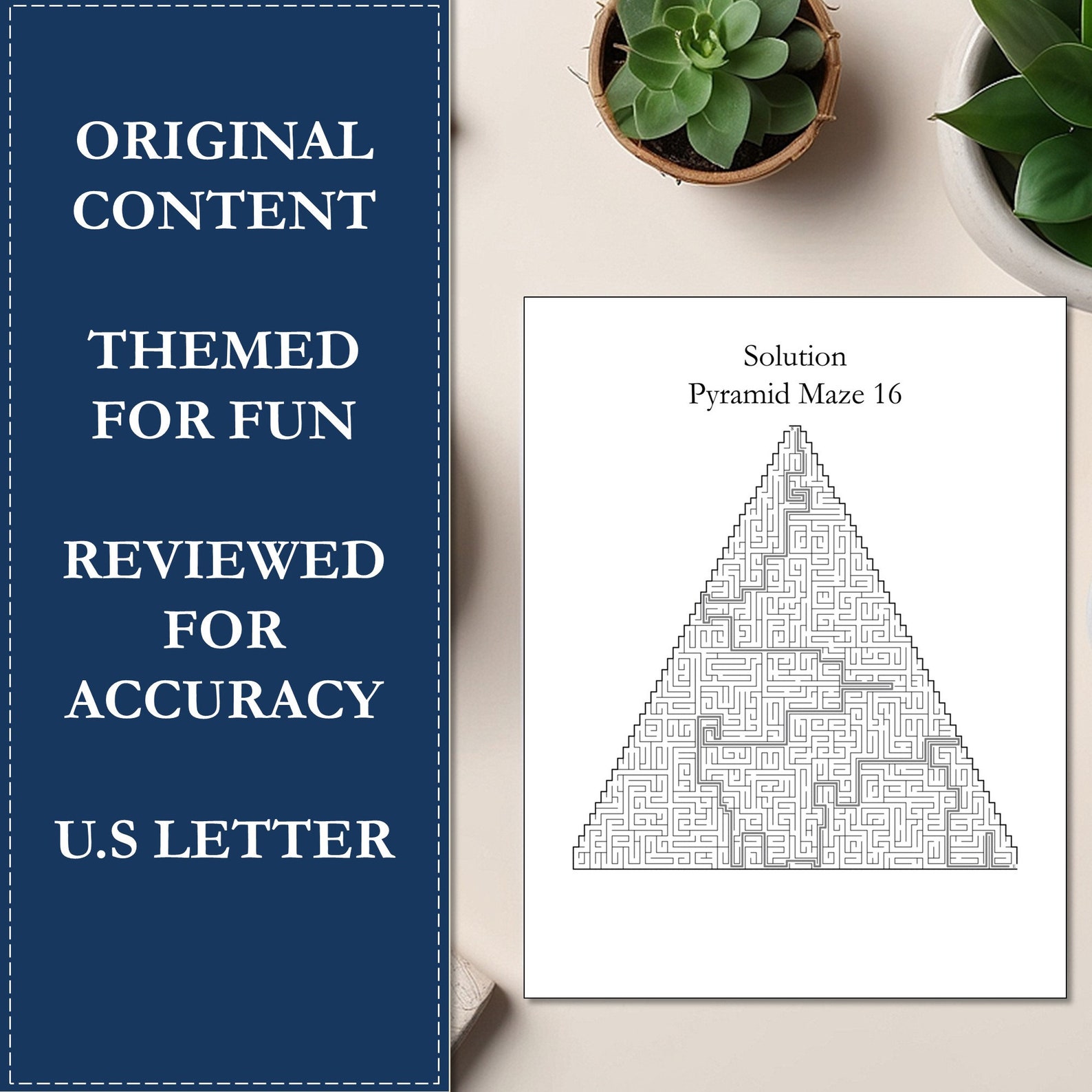 Printable Mazes | 25 Hard Pyramid Shaped Mazes | Suitable for Clever ...