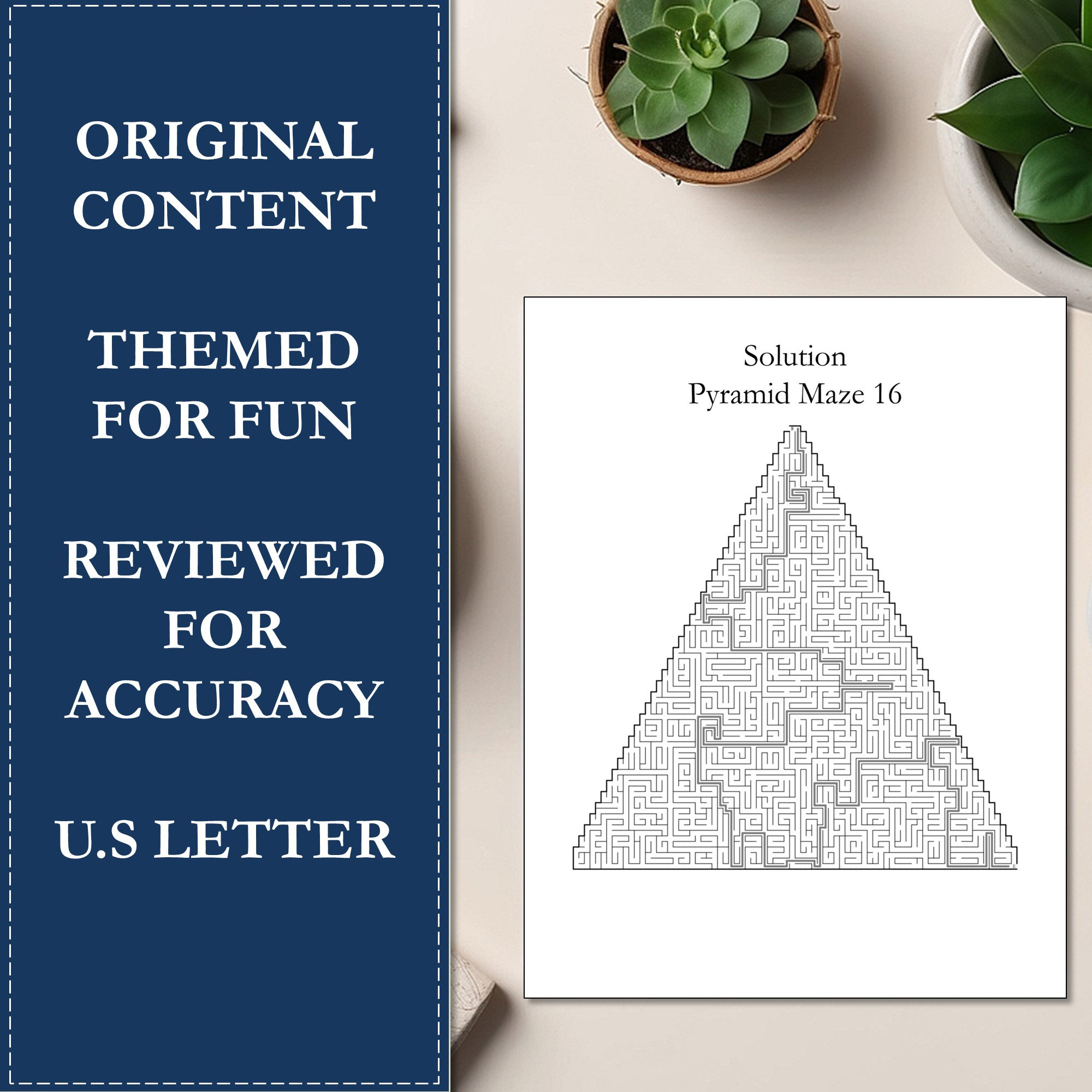 Printable Mazes | 25 Hard Pyramid Shaped Mazes | Suitable for Clever ...