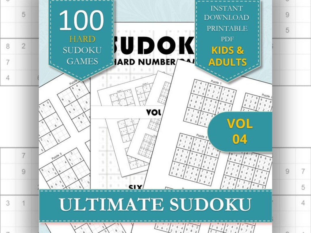 Sudoku Challenge | Volume 4: 100 Puzzles | More per Page! | Printable ...