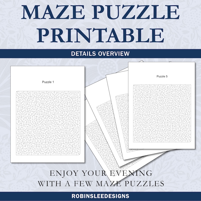 Printable Mazes 100 Fun Hex Cells Maze Puzzle Book Hard Maze Puzzles ...