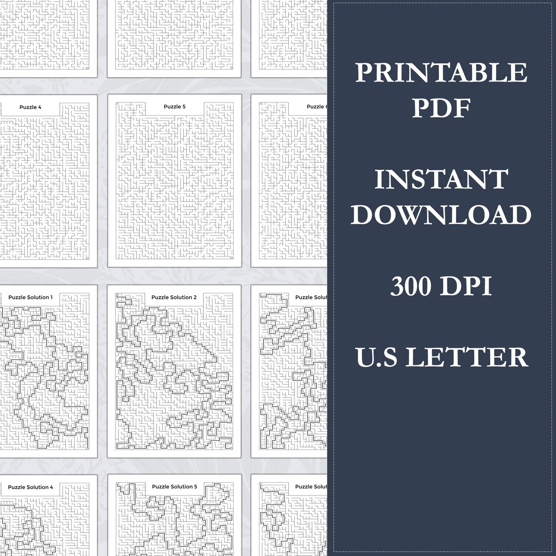 100 Complex Maze Puzzles for Adults - Harder Than Ever, Volume 5 ...