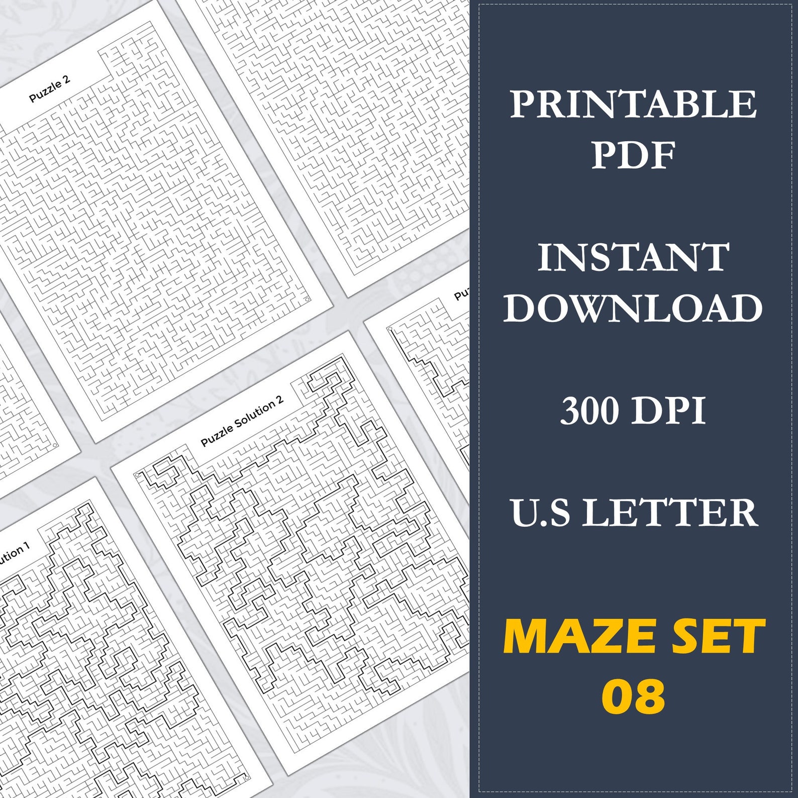 100 Labyrinthine Puzzles for Adults - Navigate the Complex, Volume 8 ...