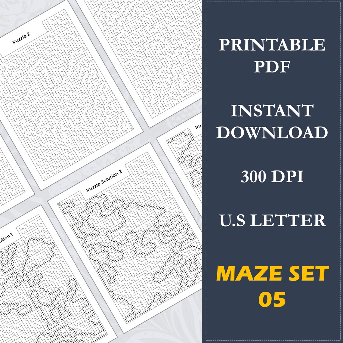100 Complex Maze Puzzles for Adults - Harder Than Ever, Volume 5 ...
