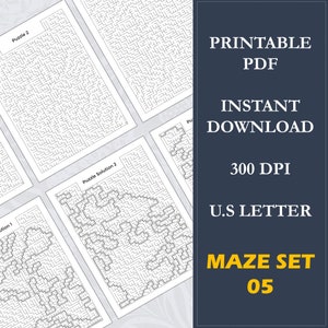 100 Complex Maze Puzzles for Adults - Harder Than Ever, Volume 5 ...