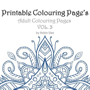 Printable Mandala Colouring Pages Volume 3 - Adult Colouring Page's ...