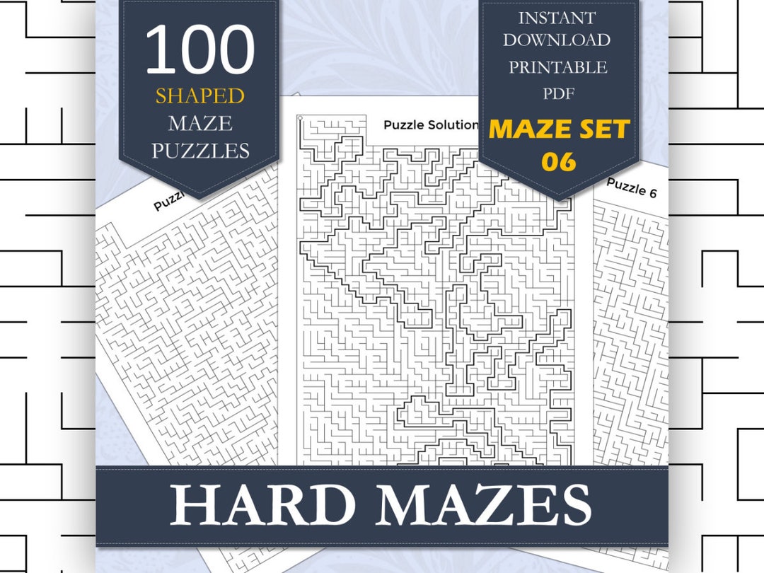 100 Perplexing Puzzle Mazes for Adults - Test Your Limits, Volume 6 ...
