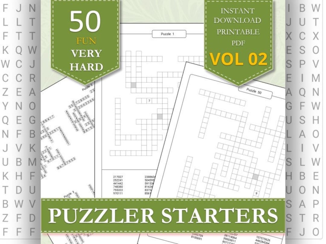 Puzzle Starters: 50 Hard-level Number Challenges With Single Hint ...