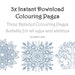 3x Colouring Pages for All Ages - Highly Detailed. Instantly ...