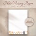 Printable Stationery, Kawaii Cats, Lined and Unlined Paper, PDF Digital ...
