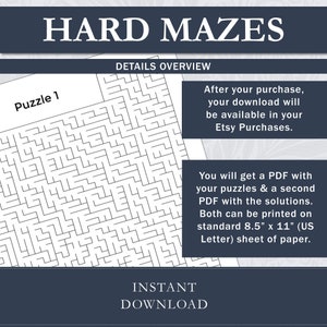 100 HARD Mazes for Adults - Extreme Difficulty, Volume 4 | Logic ...