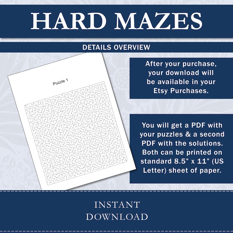 100 Circular Maze Puzzles: Super Hard Mazes for Adults (PDF) - Etsy