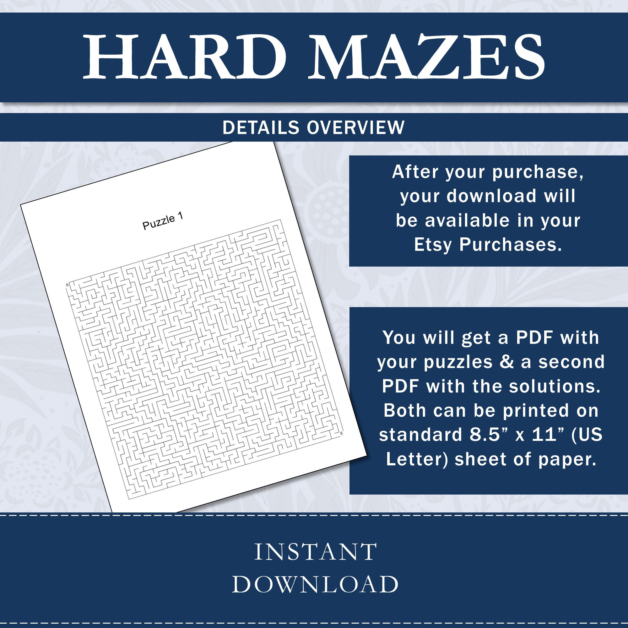 Printable Mazes | 100 Fun Hex Cells Maze Puzzle Book | Hard Maze Puzzles for Adults | Volume 01 ...
