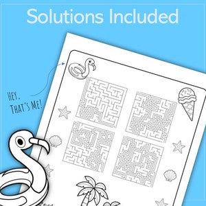 Maze Activities for Kids | 40 Printable Summer Beach Mazes for Kids ...