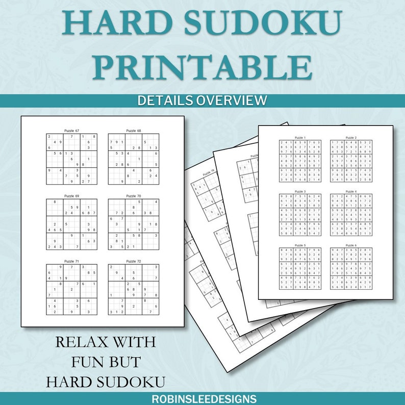 Sudoku Challenge | Volume 4: 100 Puzzles | More per Page! | Printable ...