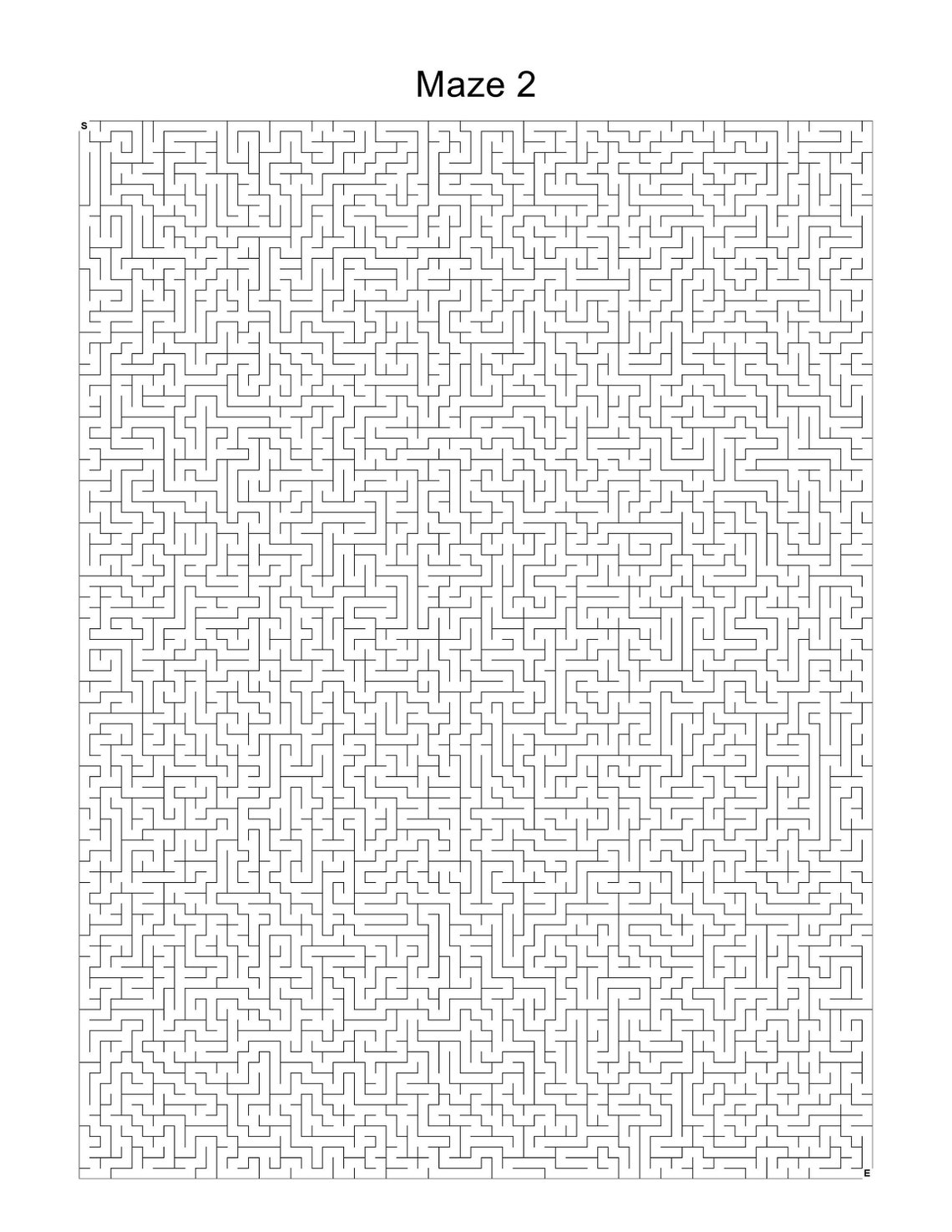 Printable Mazes for Adults Hard Very Insanely Difficult 100 Mazes, Etsy ...