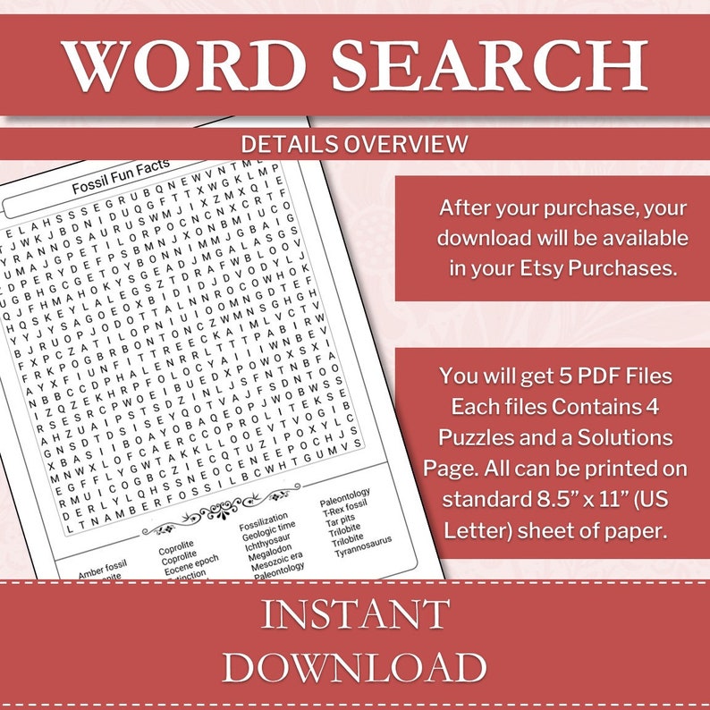 Dinosaur Word Search | Dinosaur Discoveries & Natural History ...