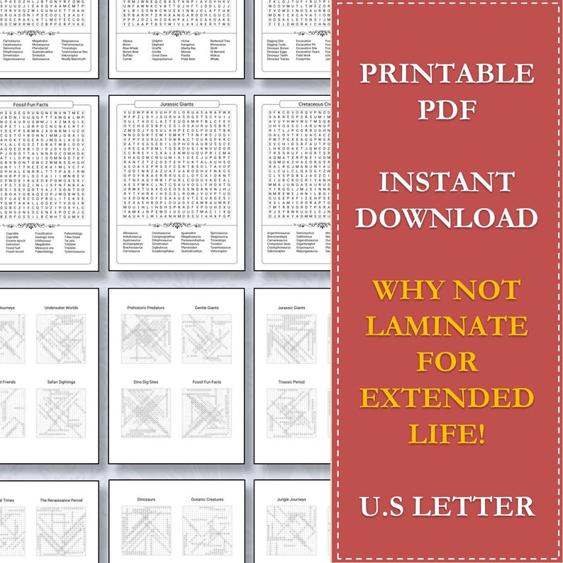 Dinosaur Word Search | Dinosaur Discoveries & Natural History ...