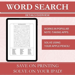 Alphabet Word Search Puzzles Printable | 21 Words per Letter A-Z | Fun ...