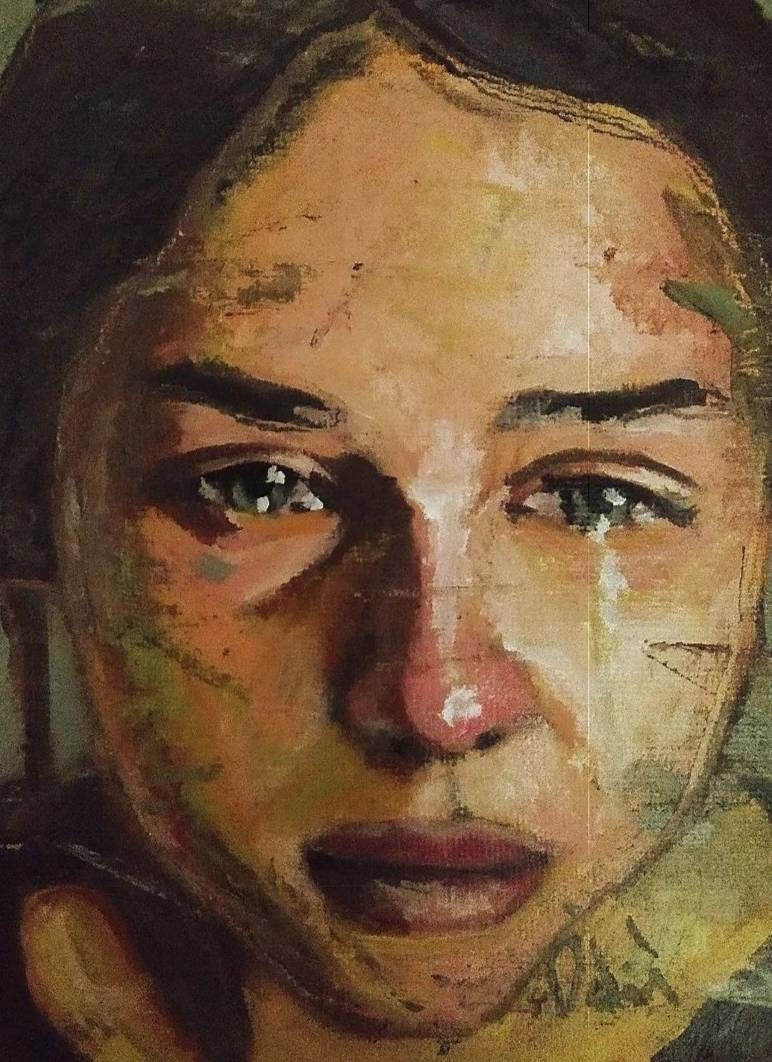 Crying Woman Art