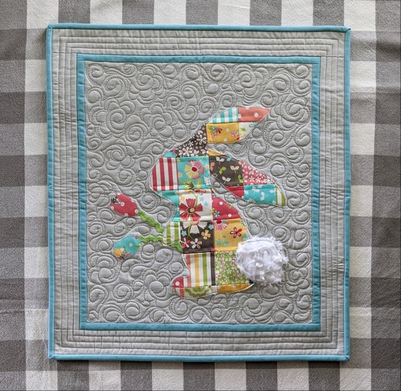 Patchwork Peter Rabbit Table Runner/ Mini Quilt | Etsy