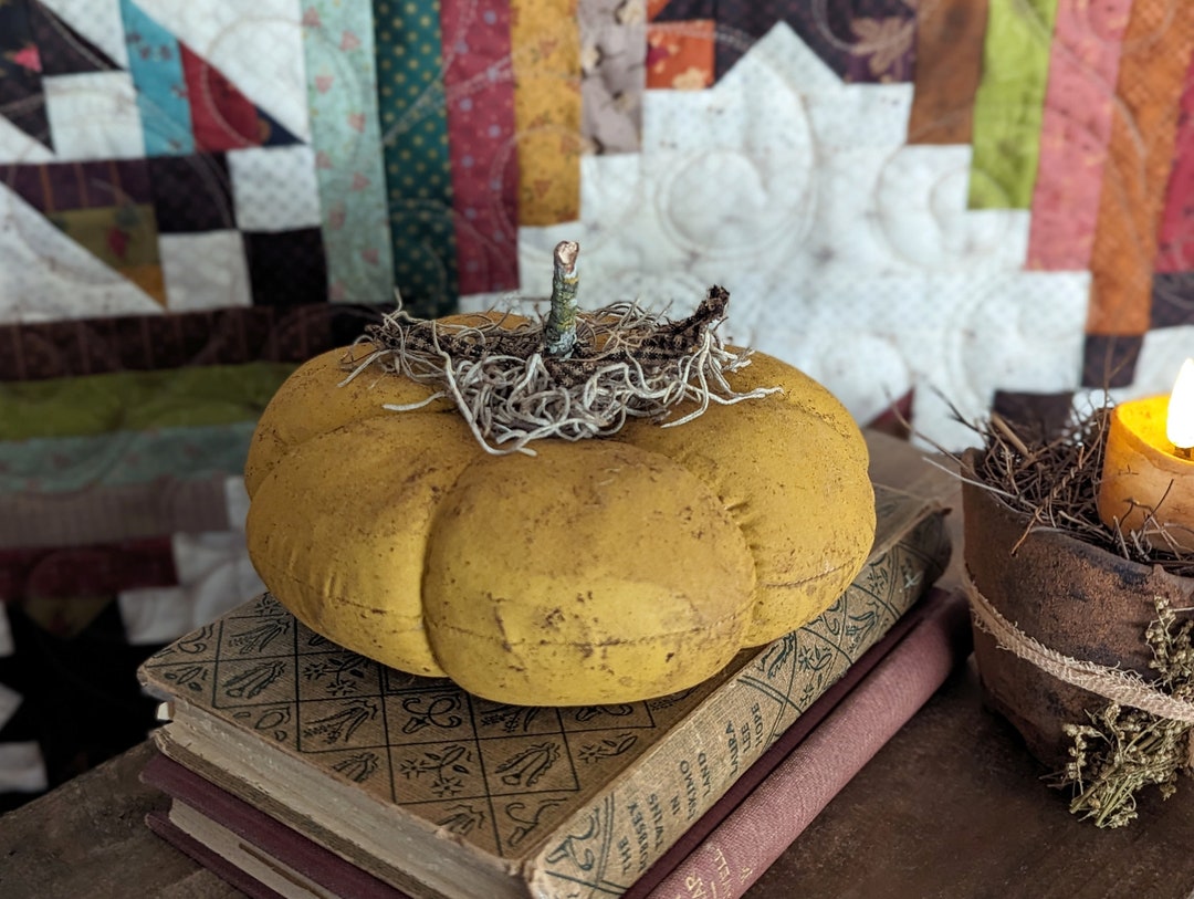 Primitive Mustard Pumpkin - Etsy