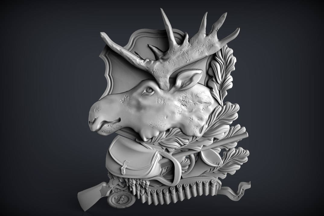 3d Stl Model For Cnc Router Engraver Carving Machine Relief Etsy