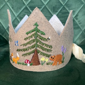 Birthday Crown Forest Theme From 1 Year - Etsy