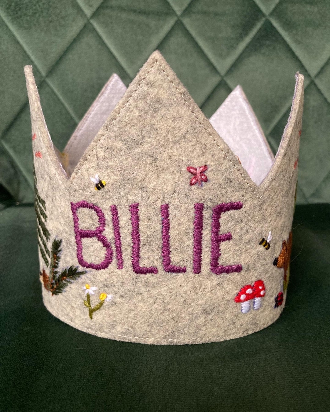 Birthday Crown Forest Theme From 1 Year - Etsy