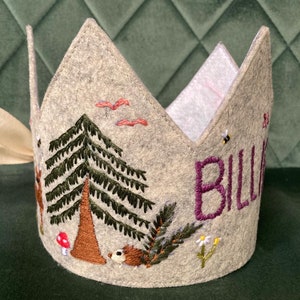 Birthday Crown Forest Theme From 1 Year - Etsy