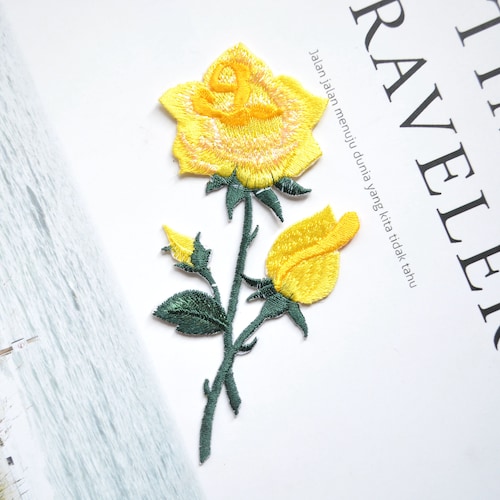 Moks256p Dandelion Embroidered Patch Flower Patch | Etsy