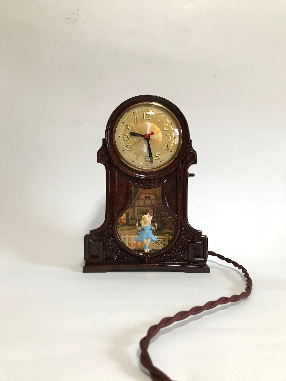 Restored Vintage 1950's Mastercrafters swingtime Bakelite Swinging Girl ...