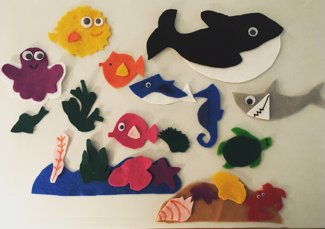 Ocean Scene Feltscape - Felt Story / Flannel Story for Early Childhood ...