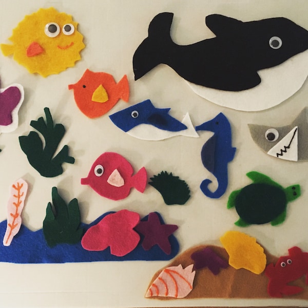 Ocean Felt Board - Etsy