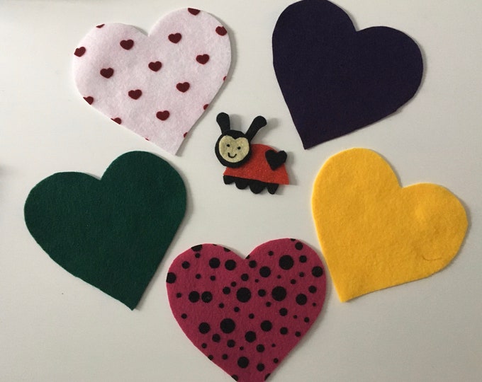 Ten Little Stars Felt Set // Felt Stories // Flannel Board Story ...