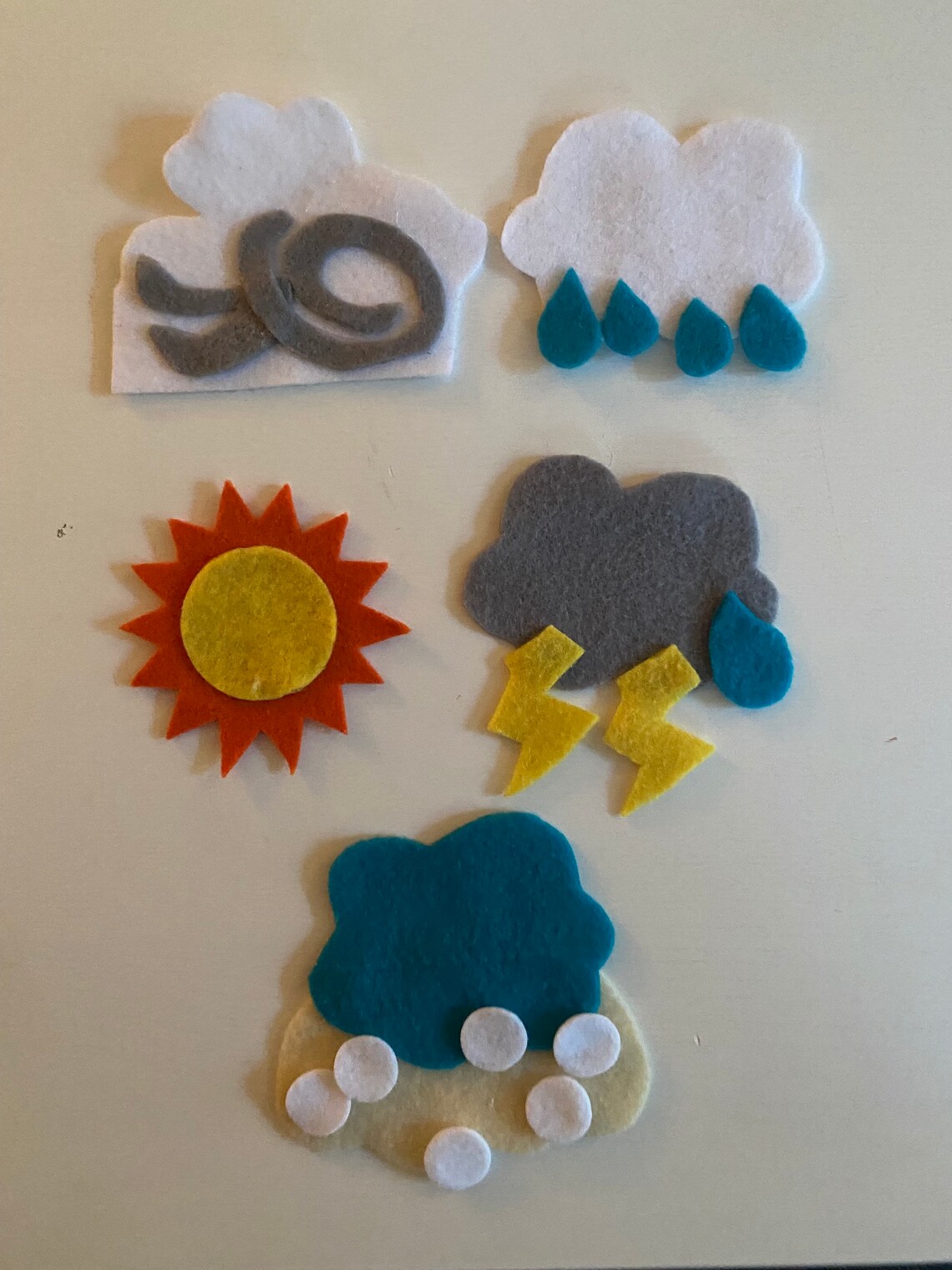 Weather Felt Story Set / Flannel Story for Early Childhood Education - Etsy