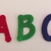 Alphabet Felt Letters / Flannel Story for Early Childhood Education - Etsy
