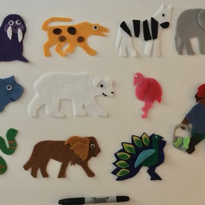 Polar Bear, Polar Bear What Do You Hear? Felt Story - Childern's ...