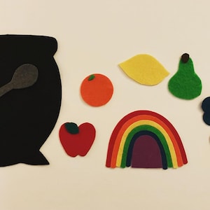 Rainbow Stew Felt Story - Children's Felt / Flannel Story for Early ...