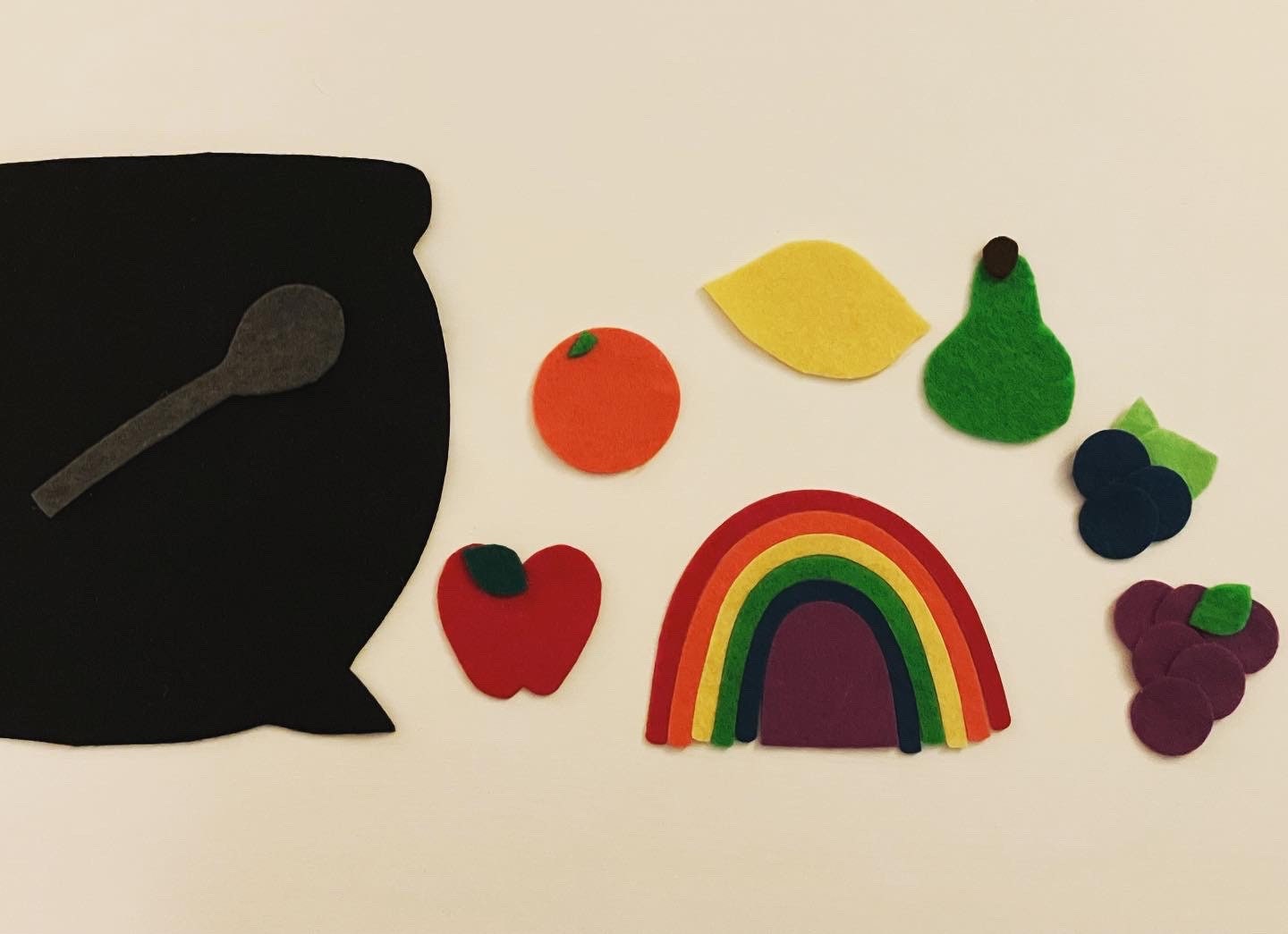 Rainbow Stew Felt Story - Children's Felt / Flannel Story for Early ...