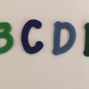Alphabet Felt Letters / Flannel Story for Early Childhood Education - Etsy